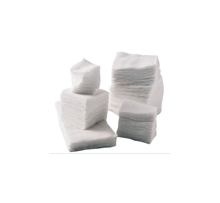 COMPRESSE GAZE 17FILS STÉRILE 8 PLIS 5X5 (50 SACHETS DE 2)