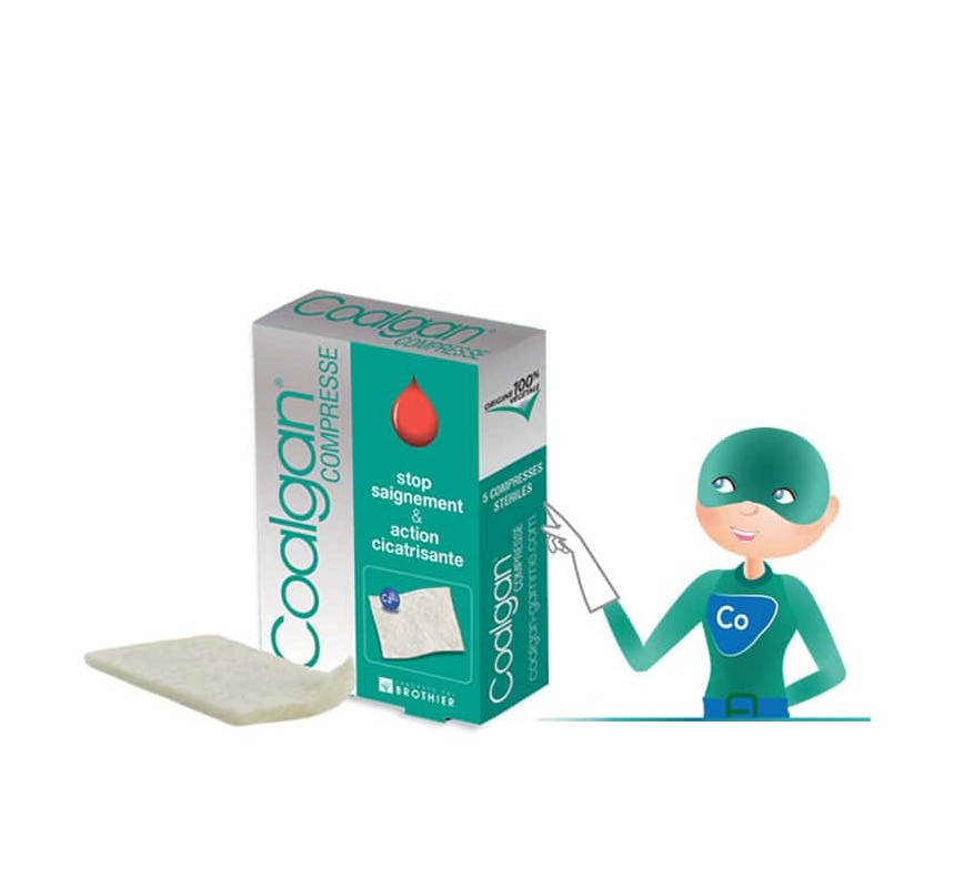 Coalgan COMPRESSE - Compresse hémostatique et cicatrisante, bio-active ...
